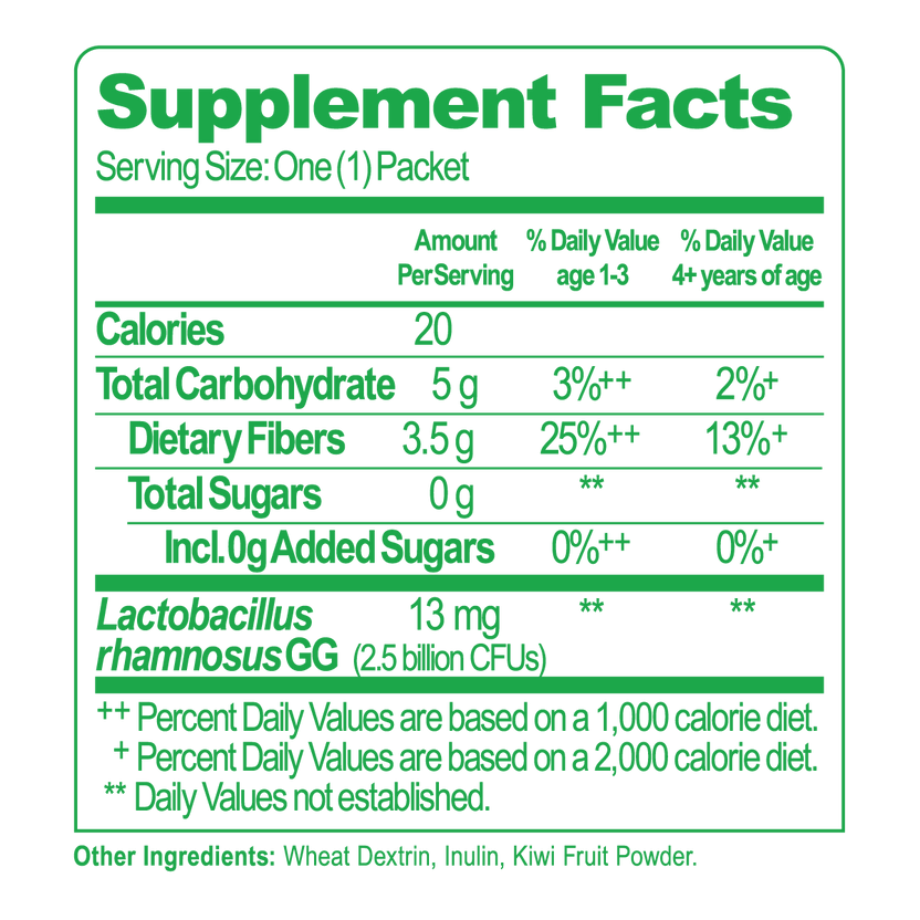 Culturelle® Kids Probiotic + Fiber Packets